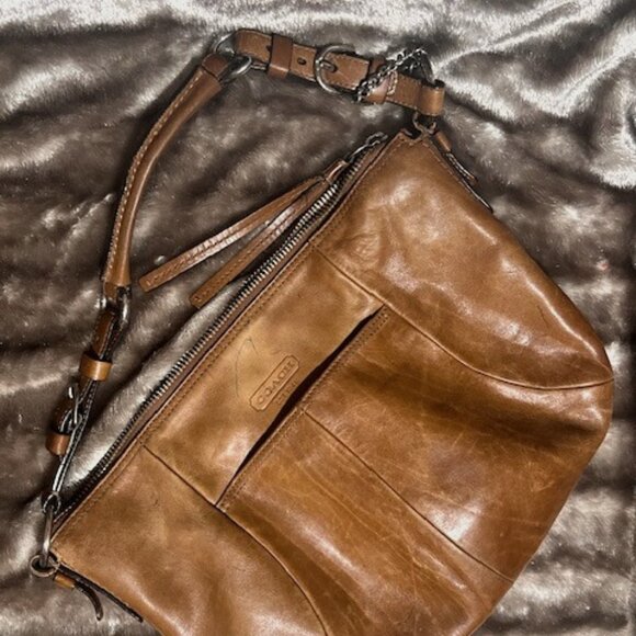 Coach | Bags | Coach Leather Boho Bag | Poshmark